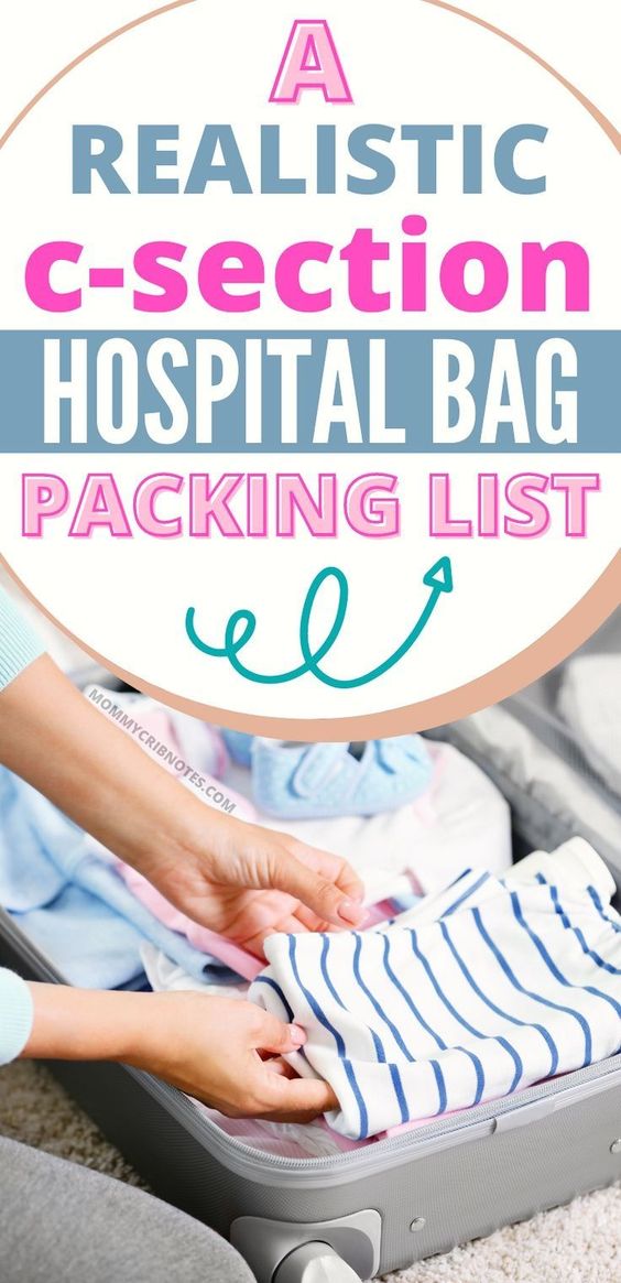 Realistic C-Section Hospital Bag Checklist